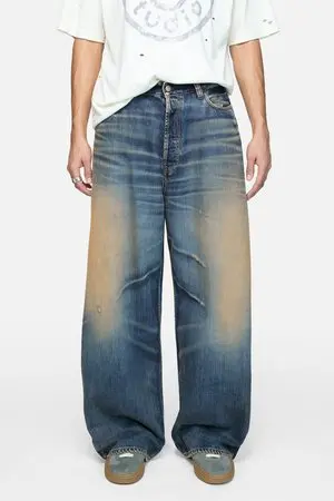 Acne Studios Loose Fit Jeans - Dark Blue