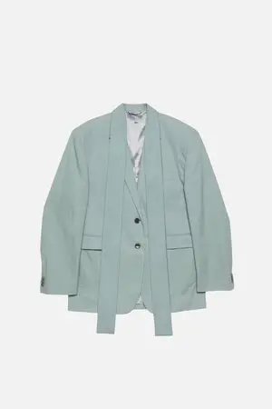 Acne Studios Suit Jacket With Scarf