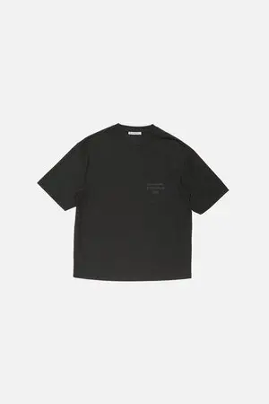 Acne Studios Logo T-shirt Relaxed Fit - Black