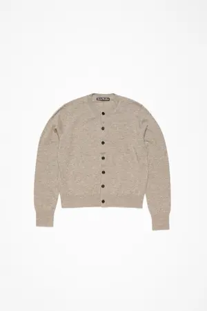 Acne Studios Fitted Cardigan - Greige Melange