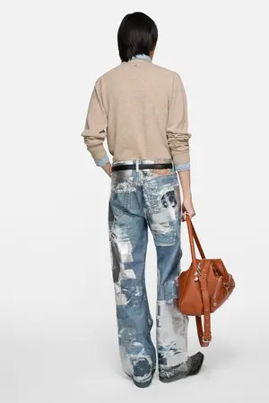 Acne Studios Printed Regular Fit Jeans