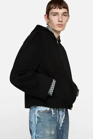 Acne Studios Cashmere Jacket With Hood