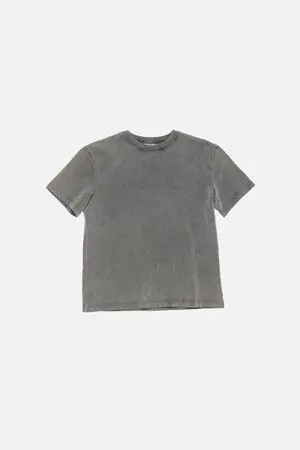 Acne Studios Rubber Logo T-shirt - Faded Black