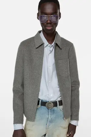 Acne Studios Cashmere Zip Jacket