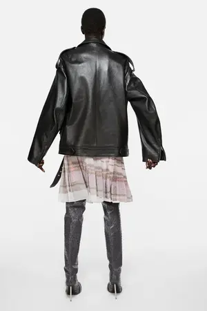 Acne Studios Leather Biker Jacket