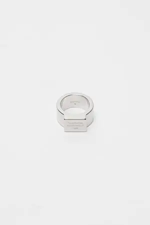 Acne Studios Logo Engraved Signet Ring