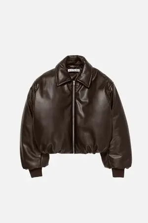 Acne Studios Faux Leather Bomber Jacket