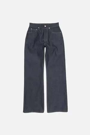 Acne Studios Regular Fit Wide Leg Jeans