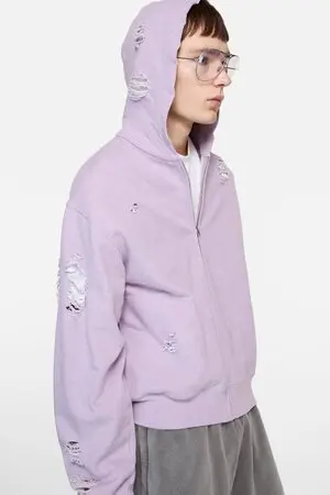 Acne Studios Distressed Logo Hoodie