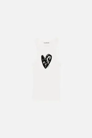 Acne Studios Heart Logo Tank Top