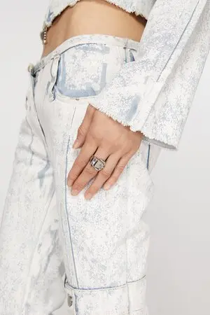 Acne Studios Buckle Ring - Silver