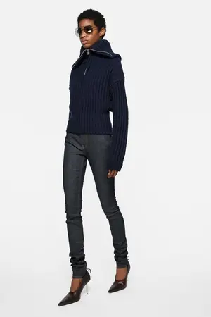 Acne Studios Wool Half-zip Knit
