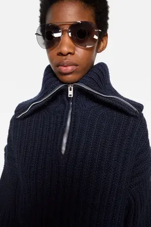 Acne Studios Wool Half-zip Knit