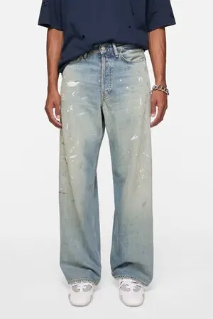 Acne Studios 1981 Loose Fit Jeans - Light Blue