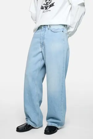 Acne Studios 1981 Loose Fit Jeans - Light Blue
