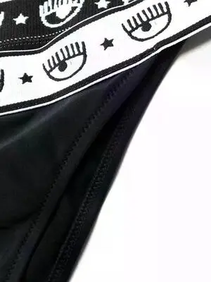 CHIARA FERRAGNI Logo Waistband Bikini Bottom