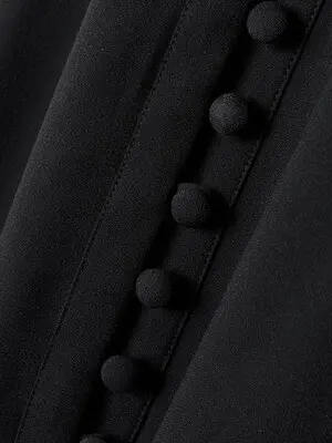 TALLER MARMO Barbara Open-back Gown - Black