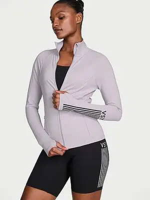 Victoria's Secret Vsx Elevate™ Full-zip Jacket - Grey