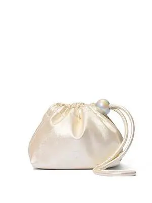 VICTORIA'S SECRET BEAUTY Dream Cinched Pouch - White,ivory