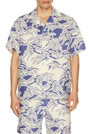 Oas Rouge Cuba Shirt - Blue