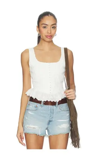 Heartloom Christine Top In White