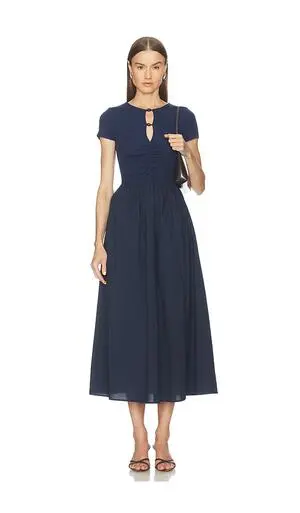 Heartloom Arleth Dress In Navy - Indigo