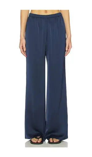 Amanda Uprichard Mariko Pant In Navy - Ink