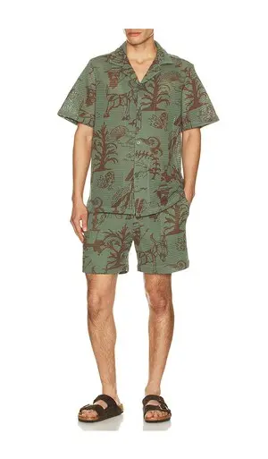 Oas Poplan Cuba Shirt - Green