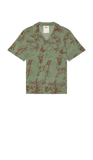 Oas Poplan Cuba Shirt - Green