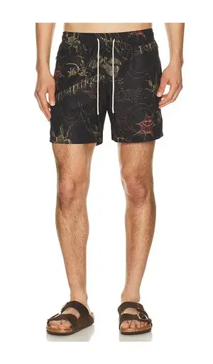 Oas Romantique Swim Shorts - Black