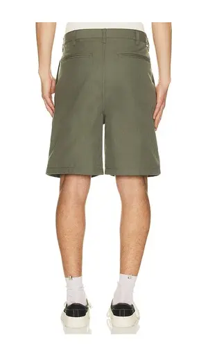 Obey Dean Pleated Short In Green