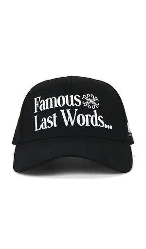 MIDNIGHT RODEO Famous Last Words Hat In Black - Jet Black