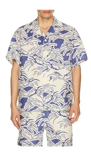 Oas Rouge Cuba Shirt - Blue