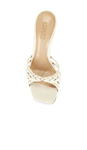 Schutz Tara Mule In Ivory