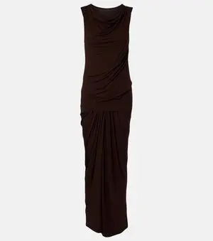 ENTIRE STUDIOS Draped Gathered Midi Dress