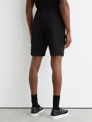 REISS Ascend Technical Drawstring Shorts - Black