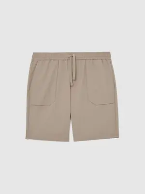 REISS Short Ascend Technical Drawstring Short