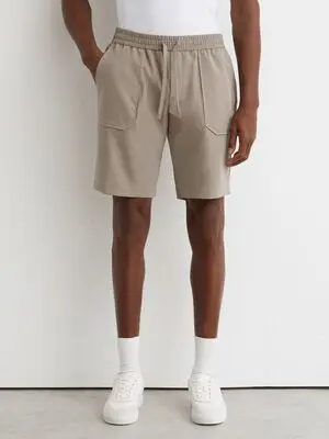 REISS Short Ascend Technical Drawstring Short