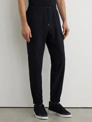 REISS Hidden Slim-leg Drawstring Cargo Trousers