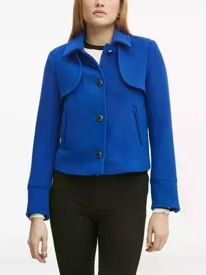 MORGAN Button Front Jacket - Blue