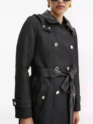 MORGAN Hooded Belted Coat