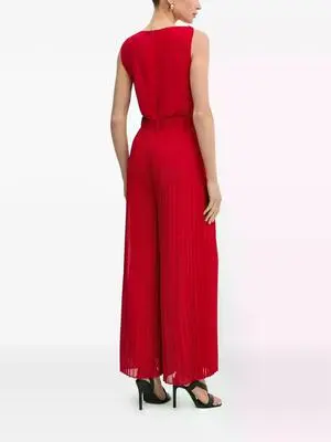 MORGAN V-neck Pleated Jumpsuit