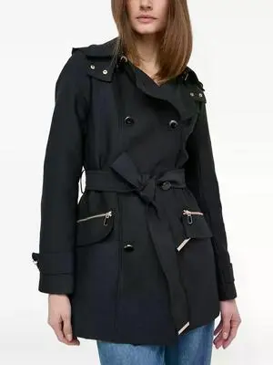 MORGAN Hooded Belted Coat