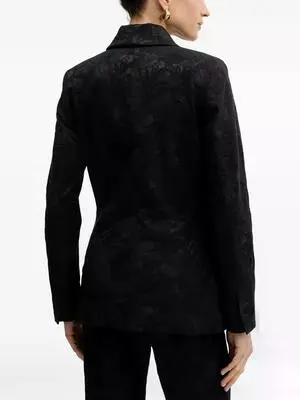 MORGAN Double-breasted Patterned Blazer