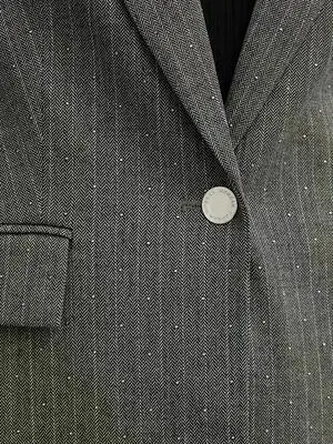 MORGAN Pinstripe Single-breasted Blazer