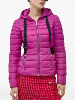MORGAN Hooded Puffer Jacket - Pink