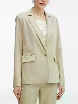 MORGAN Pocket Button Blazer - Neutrals
