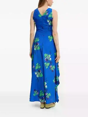 MORGAN Floral V-neck Maxi Dress