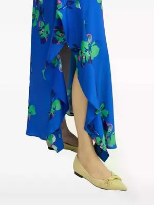 MORGAN Floral V-neck Maxi Dress