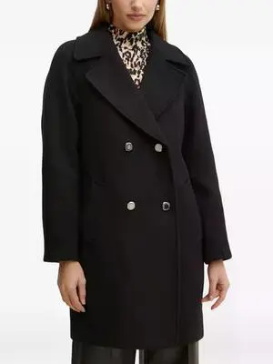 MORGAN Button Coat - Black
